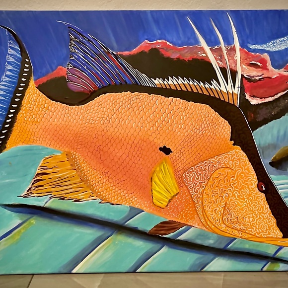 Art | Hogfish Painting | Poshmark